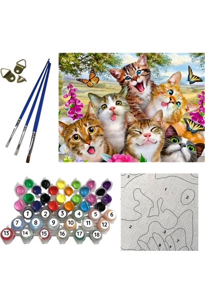 Tale Hobby Sayılarla Boyama Hobi Seti 40 x 50 cm