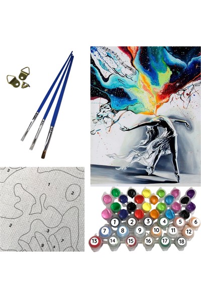 Tale Hobby Sayılarla Boyama Hobi Seti 40 x 50 cm Tale Hobby Sayılarla Boyama Hobi Seti 40 x 50 cm