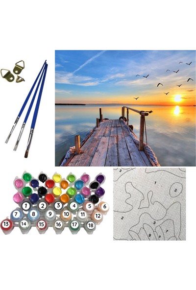 Tale Hobby Sayılarla Boyama Hobi Seti 40 x 50 cm