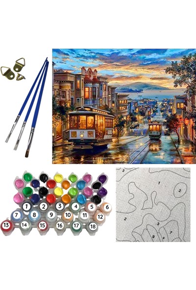 Tale Hobby Sayılarla Boyama Hobi Seti 40 x 50 cm