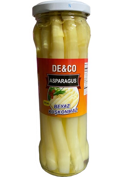 De&Co Asparagus Beyaz Kuşkonmaz 370 ml De&Co Asparagus Beyaz Kuşkonmaz 370 ml