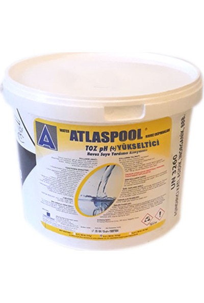 Atlaspool Havuz Suyu Granül Ph Yükseltici 10 kg Atlaspool Havuz Suyu Granül Ph Yükseltici 10 kg