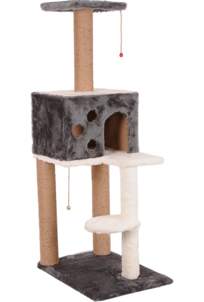 Cat Hause Kedi Tırmalama Platformlu S9 Gri 124 cm