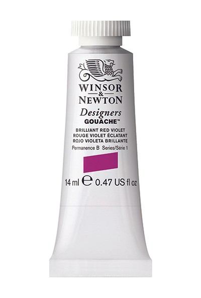 Winsor & Newton 050 Designers Guaj Boya 14 ml Brill. Red Violet S.1 Winsor & Newton 050 Designers Guaj Boya 14 ml Brill. Red Violet S.1