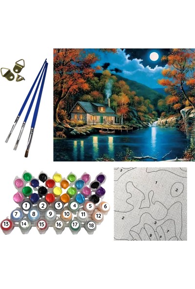 Tale Hobby Sayılarla Boyama Hobi Seti 40 x 50 cm