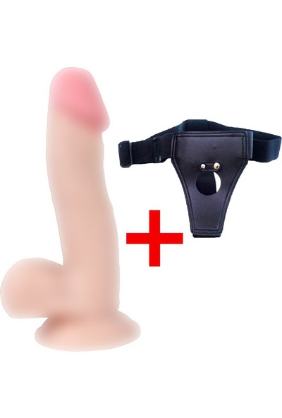 Xise Kemerli Belden Bağlamalı 17 cm Esnek Yumuşak Dokulu Takma Dildo Xise Kemerli Belden Bağlamalı 17 cm Esnek Yumuşak Dokulu Takma Dildo