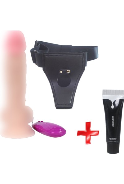 Xise Belden Bağlamalı 18 cm Boyunda 10 Farklı Titreşim Modlu Kemerli Penis+Jel Xise Belden Bağlamalı 18 cm Boyunda 10 Farklı Titreşim Modlu Kemerli Penis+Jel