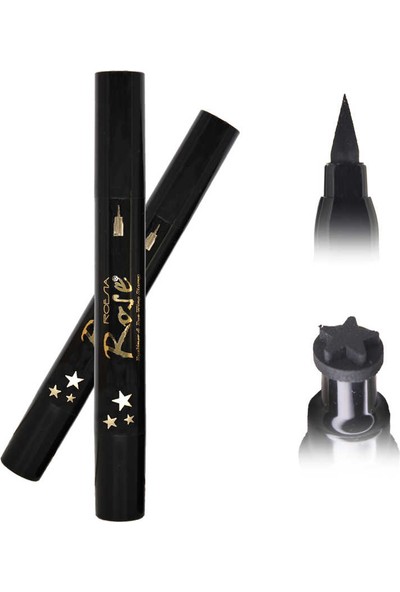 Rose Çift Uçlu Yıldız Eyeliner Desenl Rose Çift Uçlu Yıldız Eyeliner Desenl