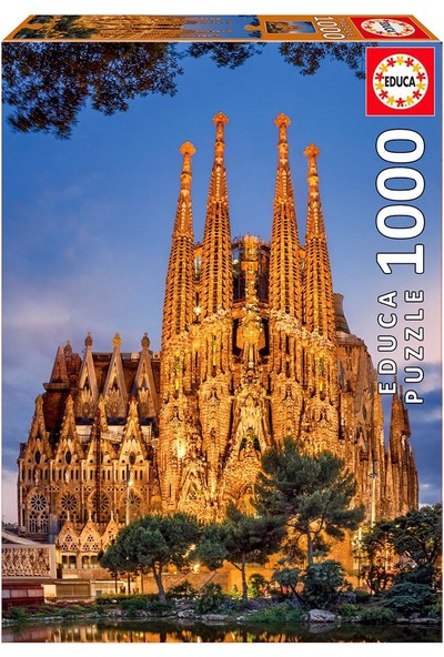 Educa Sagrada Familia World Heritage 1000 Parça Puzzle NO.17097 Educa Sagrada Familia World Heritage 1000 Parça Puzzle NO.17097