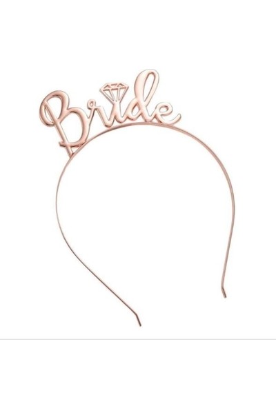 Happy Laand Demir Pembe Bride To Be Taç 19 x 12,5 cm