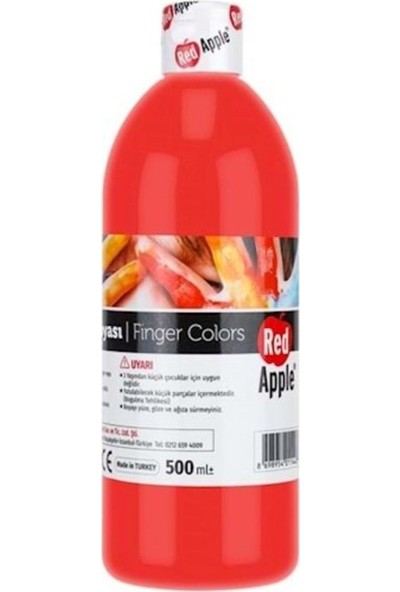Red apple RP150-12 Parmak Boyası Kırmızı 500 ml