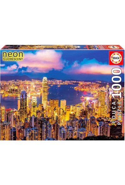 Educa Neon Hong Kong 1000 Parça Puzzle NO.18462 Educa Neon Hong Kong 1000 Parça Puzzle NO.18462