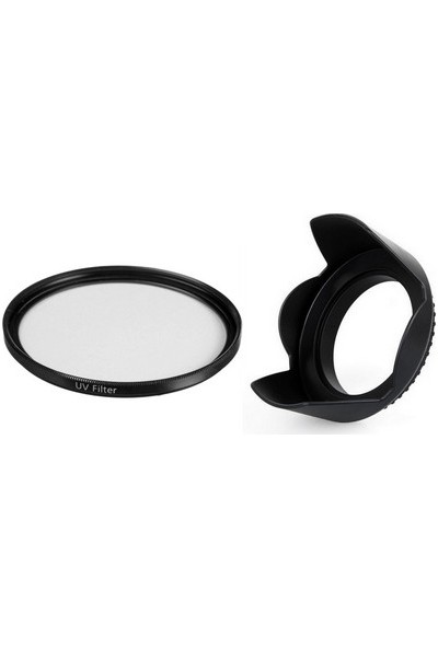 Yongnuo 50MM F1.8 Canon Lens Uyumlu Uv Filtre ve Parasoley Seti Yongnuo 50MM F1.8 Canon Lens Uyumlu Uv Filtre ve Parasoley Seti