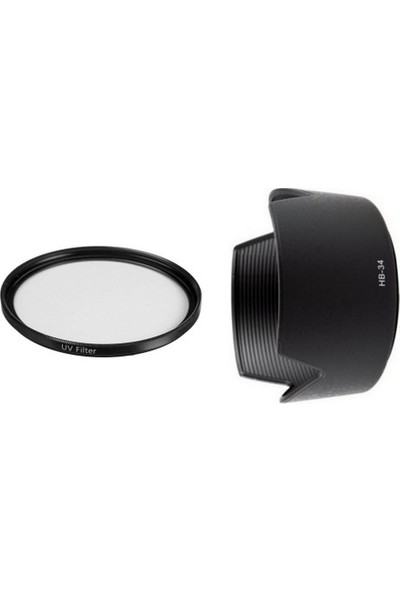 Tewise Nikon 55-200MM Lens Uyumlu Uv Filtre + Parasoley Tewise Nikon 55-200MM Lens Uyumlu Uv Filtre + Parasoley