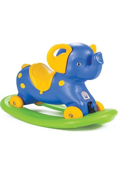 Pilsan Sallanan Oyuncak Fil Mavi