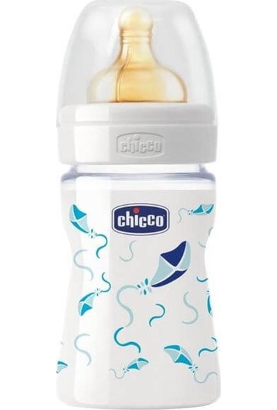 Chicco Kauçuk Emzikli Cam Biberon 150 ml Chicco Kauçuk Emzikli Cam Biberon 150 ml