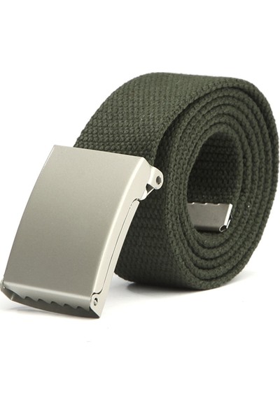 Kemer Dünyası Unisex Spor Taktikal Tarz Bez Kemer Haki Kemer Dünyası Unisex Spor Taktikal Tarz Bez Kemer Haki