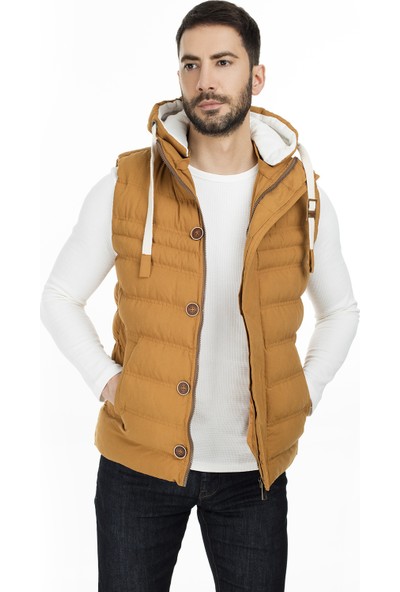 Buratti Kapüşonlu Slim Fit Yelek Erkek Yelek 556B5618