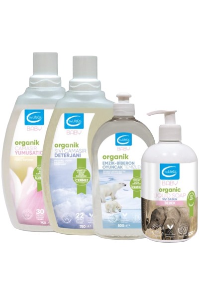 TheLifeCo Organik Bebek Temizlik Paketi
