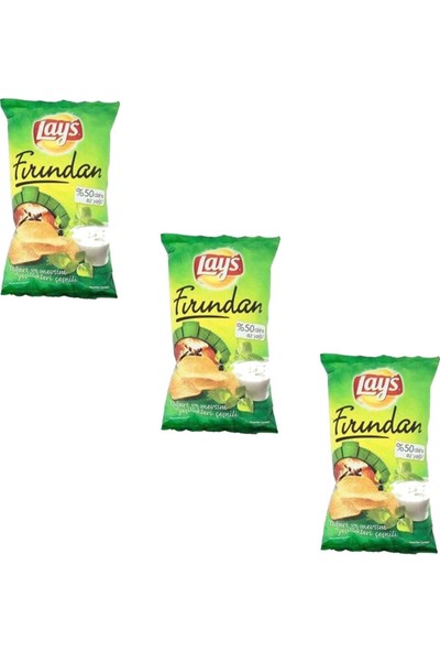 Lays Fırından Yoğurt ve Yeşillikli Cips 58 gr x 3 Adet Lays Fırından Yoğurt ve Yeşillikli Cips 58 gr x 3 Adet