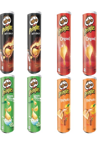 Pringles Süper Paket 8'li 165 gr