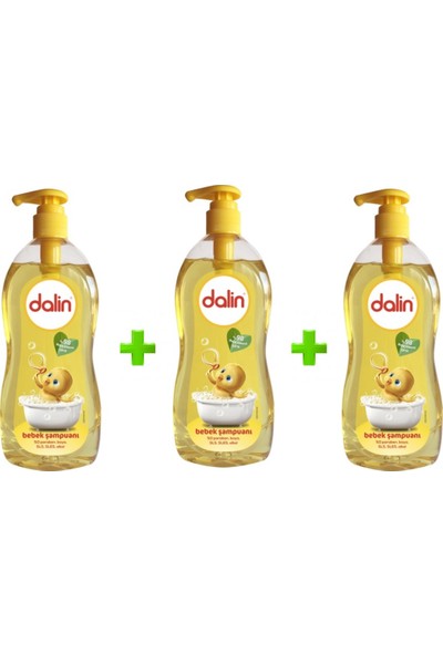 Dalin Bebek Şampuanı 900 ml - 3 Adet