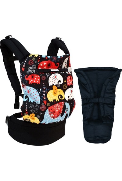 SolomomBaby Ergonomik Kanguru Şanslı Filler (0-4 Yaş)