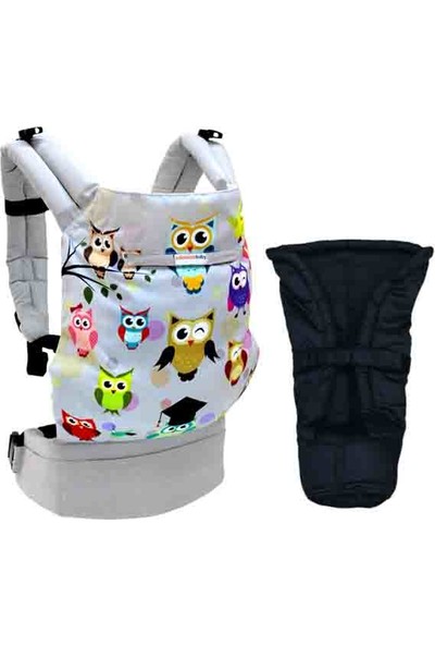 SolomomBaby Neşeli Baykuşlar Ergonomik Kanguru(0-4 Yaş)