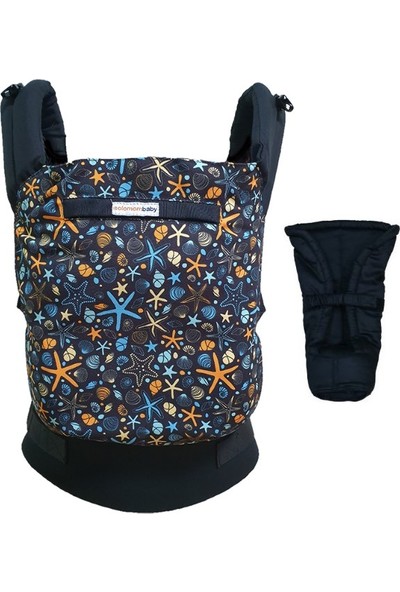 SolomomBaby Deniz Cümbüşü Ergonomik Kanguru (0-4 Yaş)