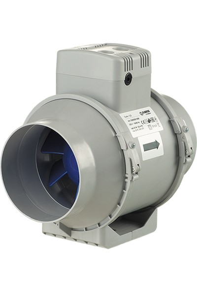 Blauberg Turbo 125 Plastik Karma Akışlı Kanal Fanı 345 M3H