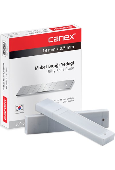 Canex Maket Bıçağı Yedeği 10'lu
