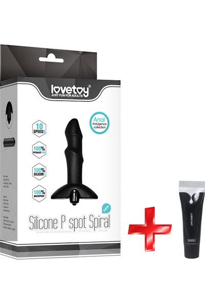 Lovetoy Prostat Masaj Vibratörü ve Anal Plug 10 Farklı Titreşimli Boğumlu + Jel Lovetoy Prostat Masaj Vibratörü ve Anal Plug 10 Farklı Titreşimli Boğumlu + Jel