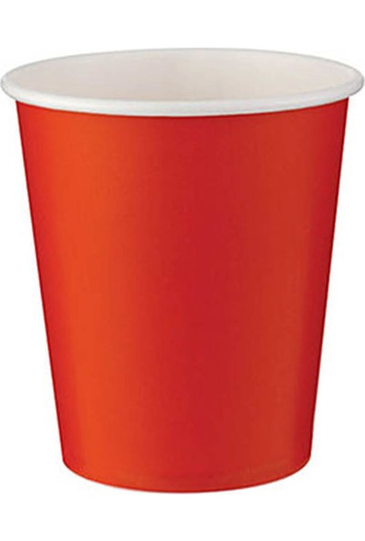 Kullan At Market Roll-Up Karton Bardak Kırmızı 200 cc-8OZ 8'li Kullan At Market Roll-Up Karton Bardak Kırmızı 200 cc-8OZ 8'li