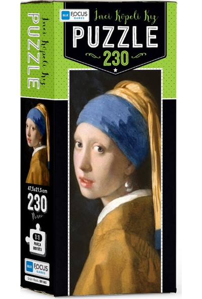 Blue Focus İnci Küpeli Kız 230 Parça Puzzle Blue Focus İnci Küpeli Kız 230 Parça Puzzle
