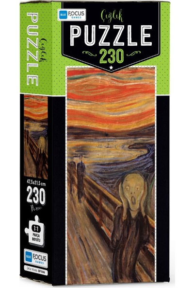 Blue Focus Çığlık 230 Parça Puzzle Blue Focus Çığlık 230 Parça Puzzle
