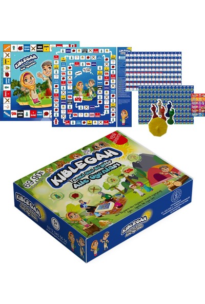 Kıblegah Oyun Seti - Temel Dini Bilgiler Aile Oyunu Kıblegah Oyun Seti - Temel Dini Bilgiler Aile Oyunu