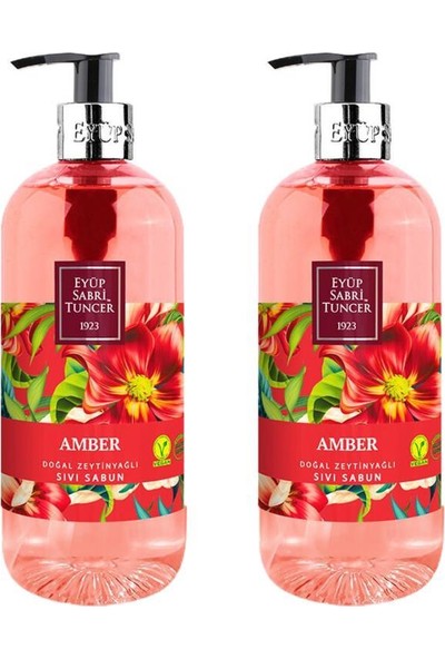 Eyüp Sabri Tuncer Sıvı Sabun Amber 500 ml x 2 Adet Eyüp Sabri Tuncer Sıvı Sabun Amber 500 ml x 2 Adet