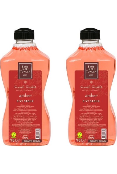 Eyüp Sabri Tuncer Sıvı Sabun Amber 1,5 l x 2 Adet Eyüp Sabri Tuncer Sıvı Sabun Amber 1,5 l x 2 Adet
