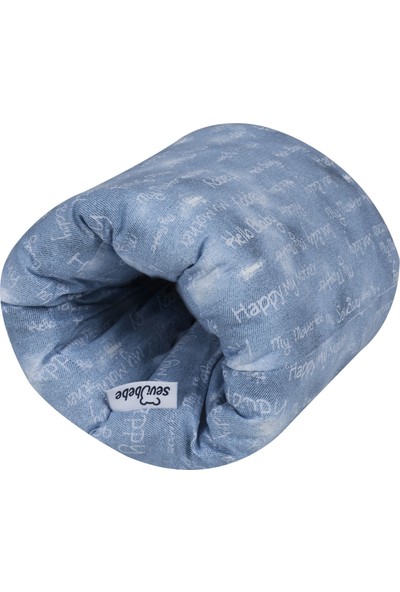 Sevi Bebe Pratik Emzirme Yastığı Kot Desen Sevi Bebe Pratik Emzirme Yastığı Kot Desen
