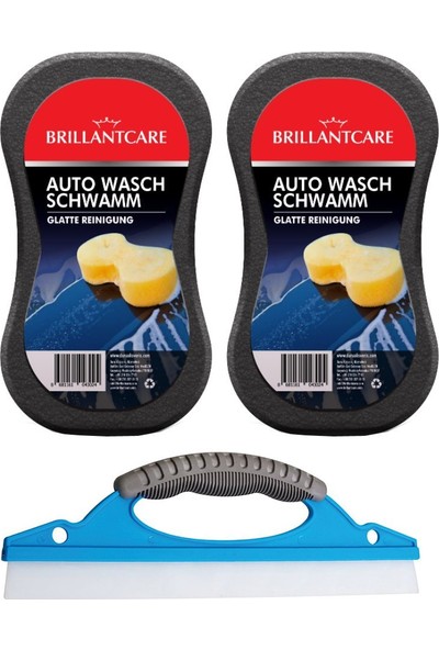 Brillantcare 2 Adet Oto Yıkama Süngeri Kurulama Aparatı 428305 Brillantcare 2 Adet Oto Yıkama Süngeri Kurulama Aparatı 428305