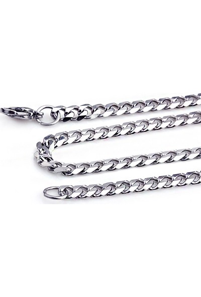Chavin Gri 60 Cm. 7 Mm. Gürmet Erkek Çelik Zincir Dm95 Chavin Gri 60 Cm. 7 Mm. Gürmet Erkek Çelik Zincir Dm95