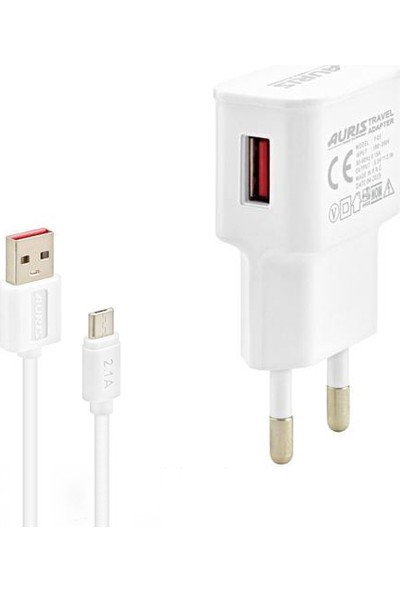 Auris Micro-Usb 2.1A Hızlı Şarj Cihazı Auris Micro-Usb 2.1A Hızlı Şarj Cihazı