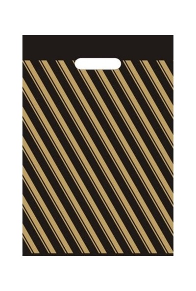 Eco Plast No 2 Takviyeli Çizgili 26 x 38 cm 50'li Poşet