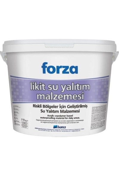 Bianca Forza Likit Su Yalıtım Malzemesi 18 kg Bianca Forza Likit Su Yalıtım Malzemesi 18 kg