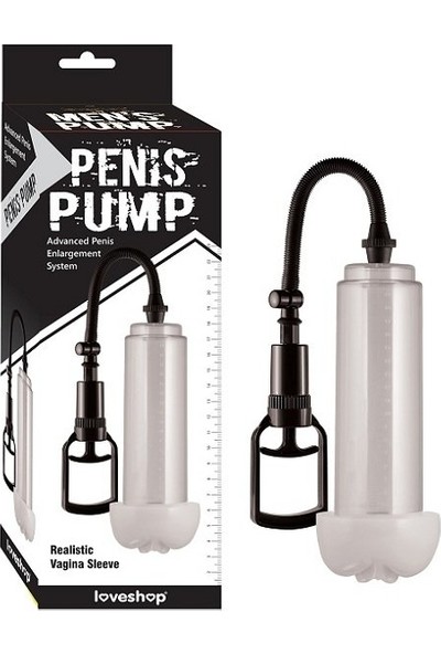 Loveshop Penis Pump 20 cm Realistik Girişli Vakum Penis Pompası Loveshop Penis Pump 20 cm Realistik Girişli Vakum Penis Pompası