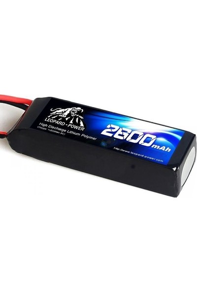 Leopard Power 2600 Mah 11,1V 3s 30C Lipo Batarya