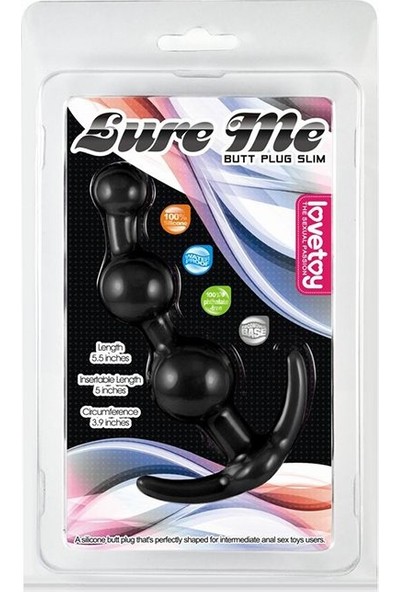 Lovetoy Yeni Silikon Yumuşak Boncuklu Anal Plug