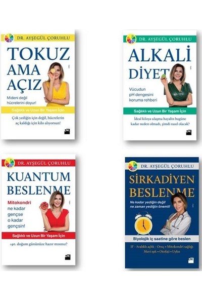 Alkali Diyet - Sirkadiyen Beslenme 4 Kitap Set - Ayşegül Çoruhlu