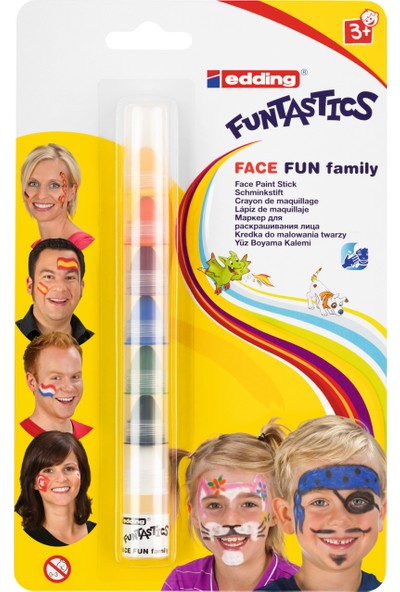 Edding Funtastics Yüz Boyama Kalemi Tekli Blister Edding Funtastics Yüz Boyama Kalemi Tekli Blister