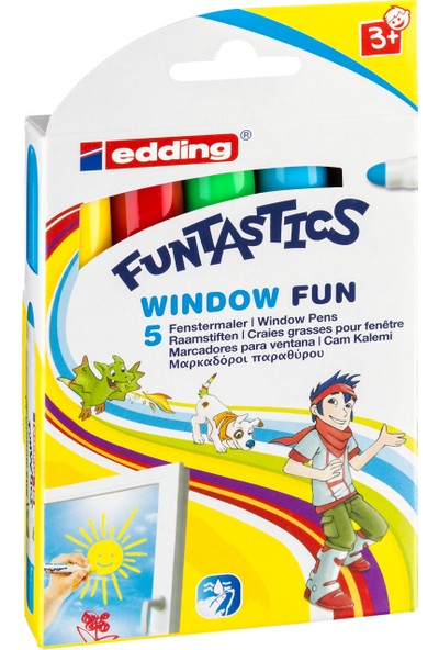 Edding Funtastics Cam Kalemi 5'Li Set